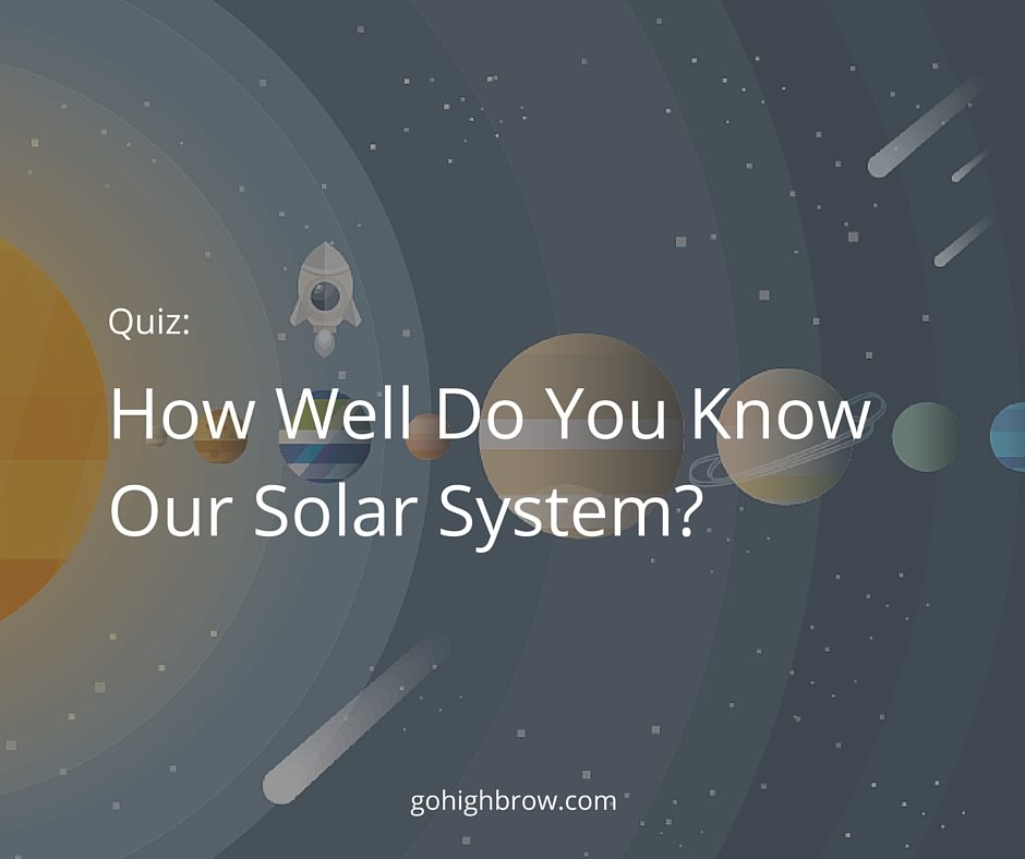 How Well Do You Know Our Solar System Space Quiz For Kids